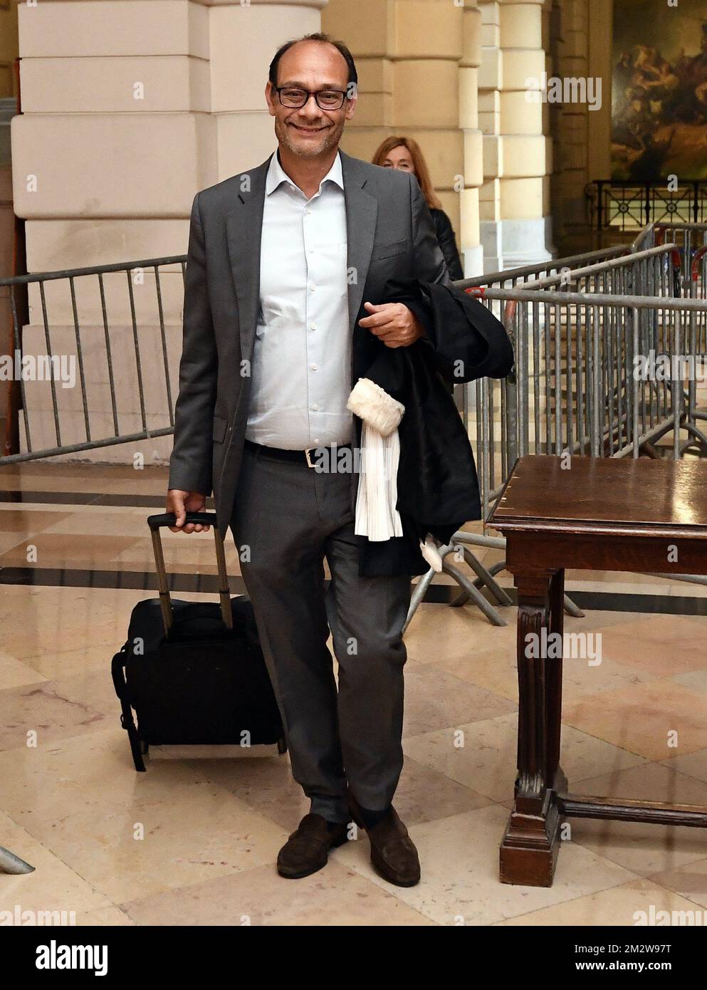 Lawyer Marc Uyttendaele pictured at the start of the trial against ...