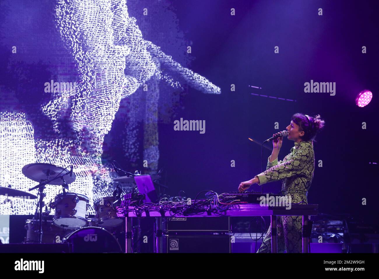 Zoe Mc Pherson performs on stage during the 16th edition of the 'Les ...
