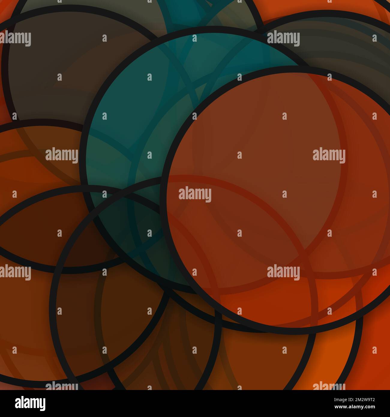 Circle shadows generative art background art illustration Stock Vector ...