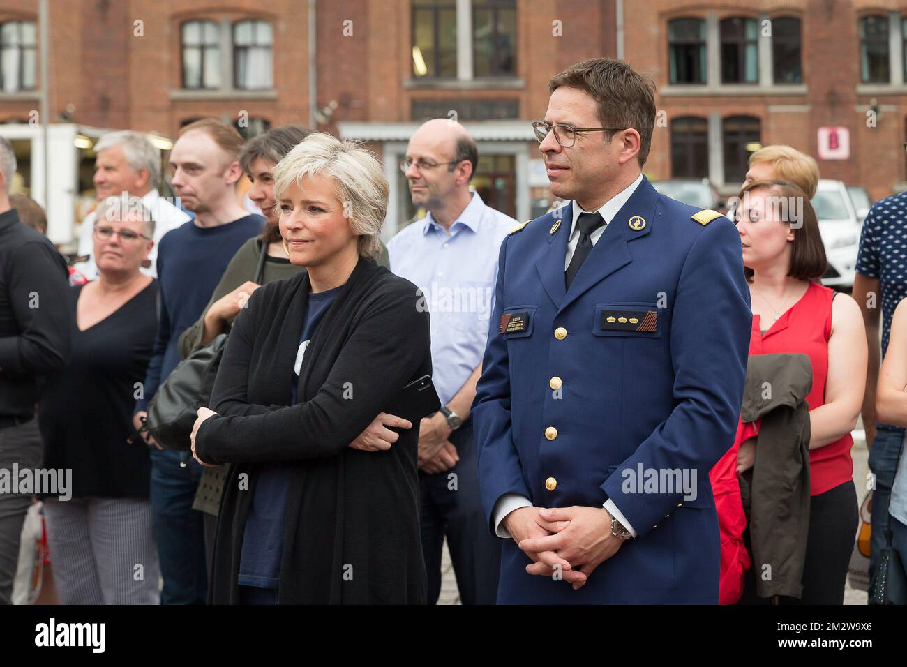 writer Karin Slaughter and Eric Snoeck pictured during a visit to the ...