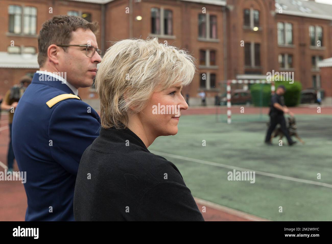 police director Eric Snoeck and writer Karin Slaughter pictured during ...