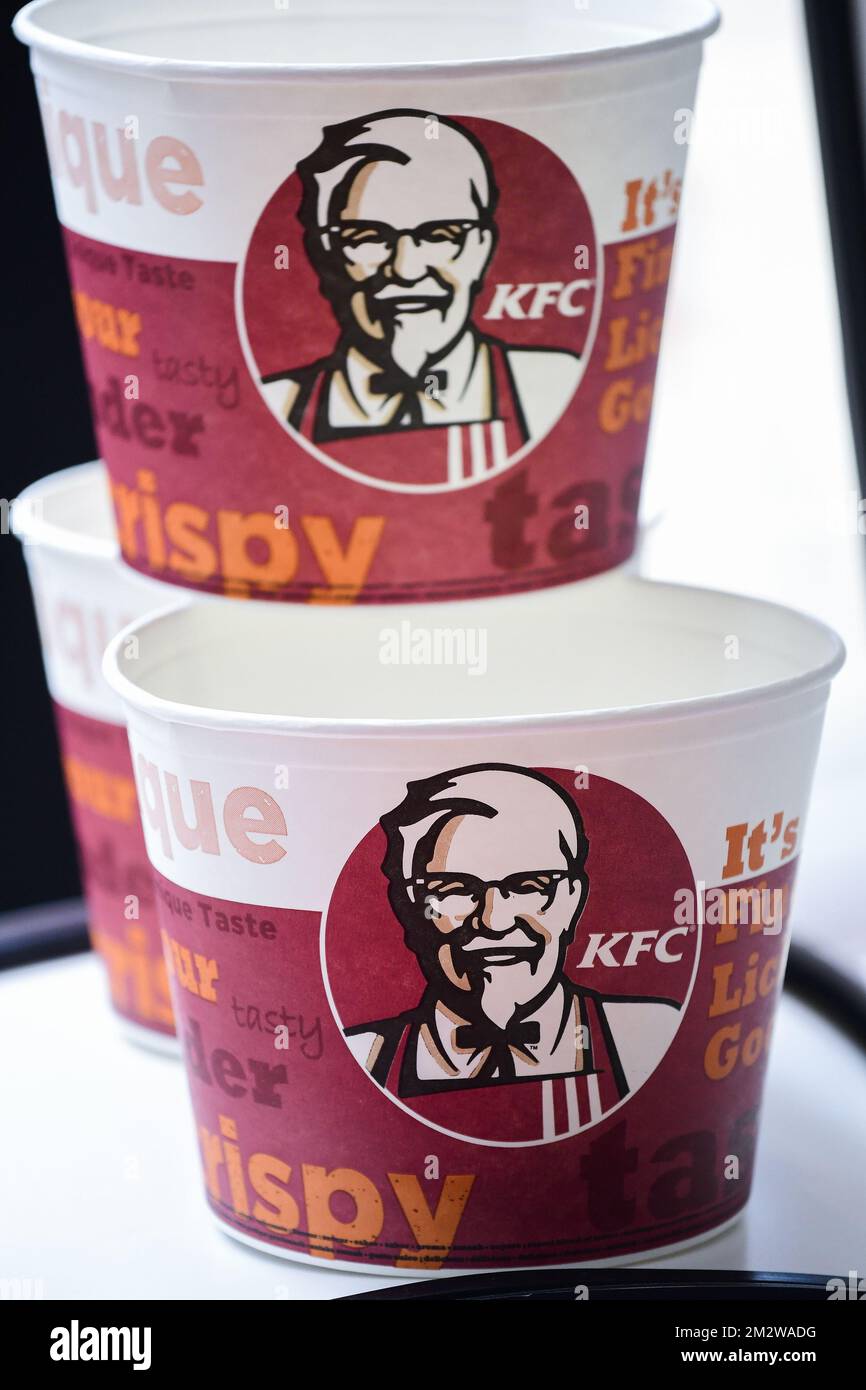 Illustration picture shows the opening day of the first Kentucky Fried ...