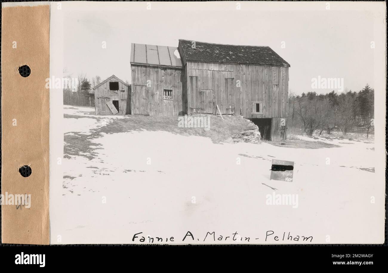 Fannie A. Martin, barn, Pelham, Mass., Mar. 13, 1928 : Parcel no. 326-9 ...