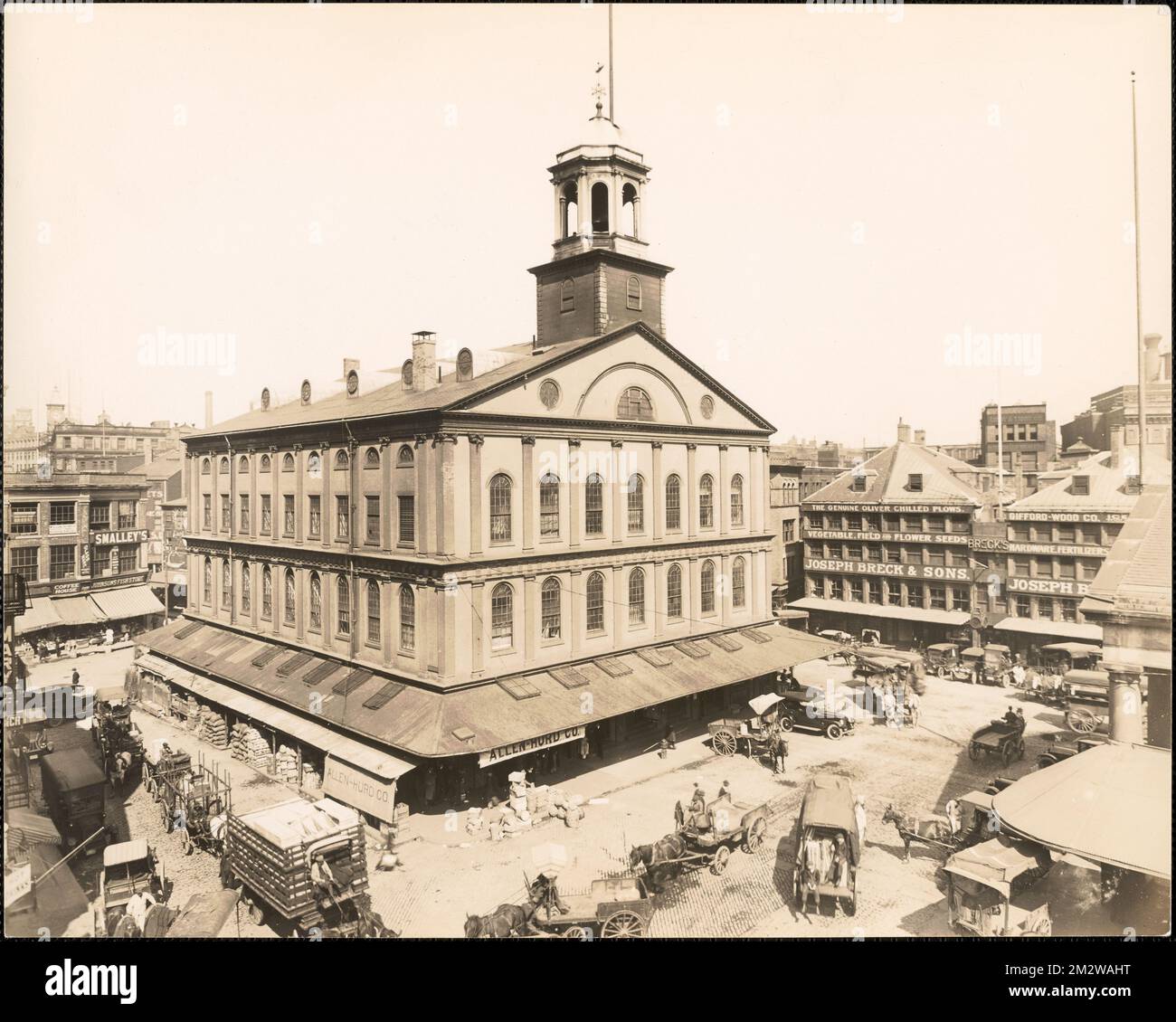 Faneuil Hall, 'The Cradle of Liberty' , Markets, Faneuil Hall Boston ...
