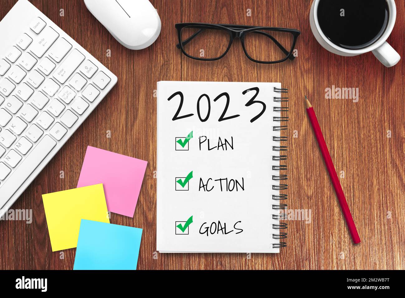 2023 Happy New Year Resolution Goal List and Plans Setting - Business ...