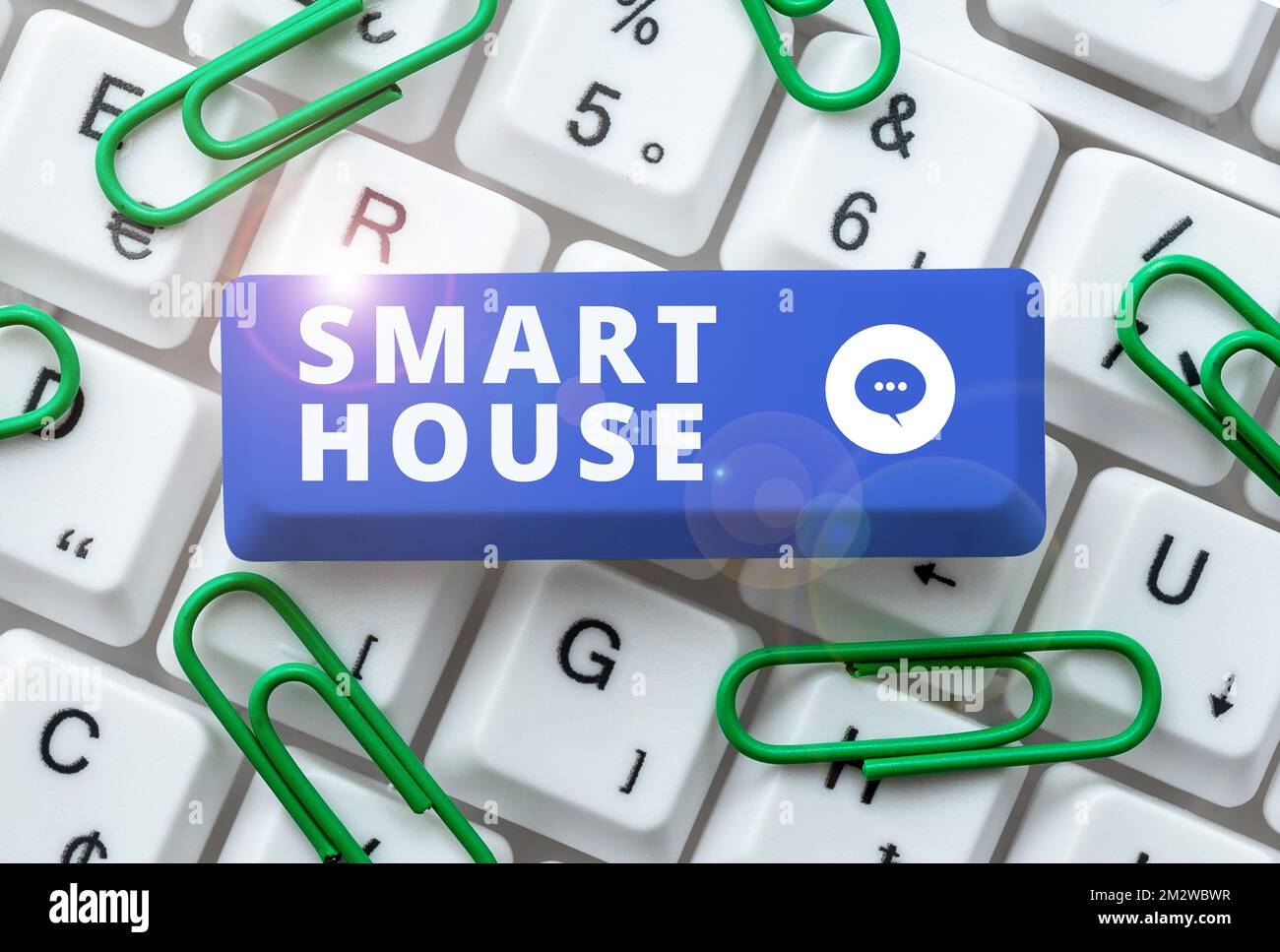 Hand writing sign Smart House. Concept meaning homes that have ...
