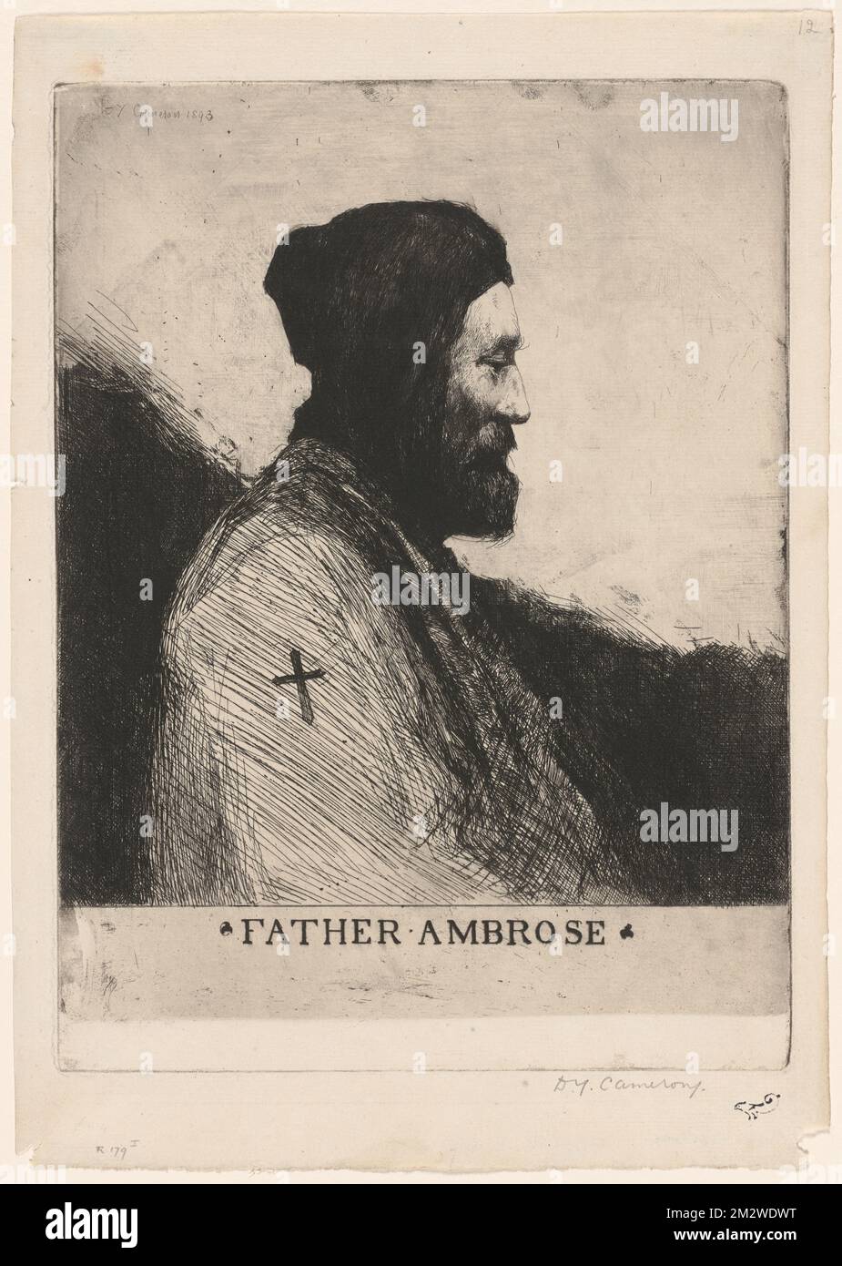 Father Ambrose , Priests. Sir David Young Cameron (1865-1945). Prints ...