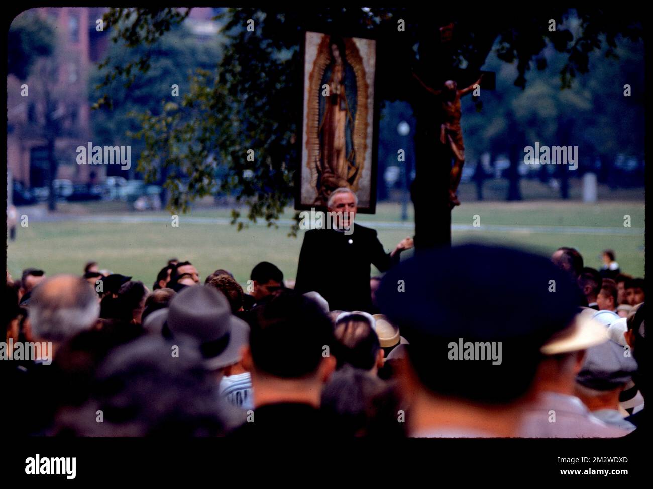Father Feeney followers, Boston Common , Priests, Feeney, Leonard, 1897 ...