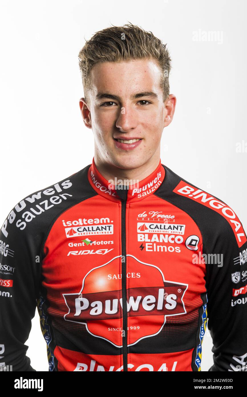 Belgian Dutch Ryan Kamp of Pauwels Sauzen-Bingoal poses for the ...