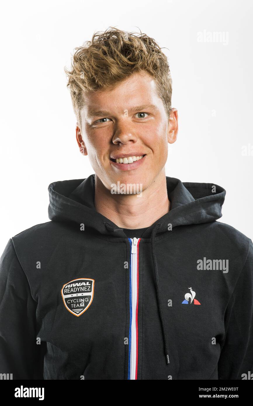 Swedish Kim Magnusson of Riwal Readynez Cycling Team poses for the ...