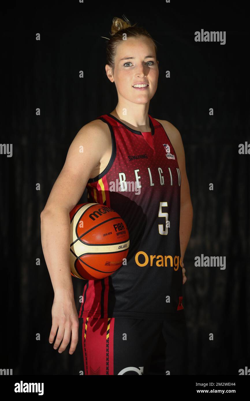 Belgian Cats Kim Mestdagh poses for the photographer during a media day ...