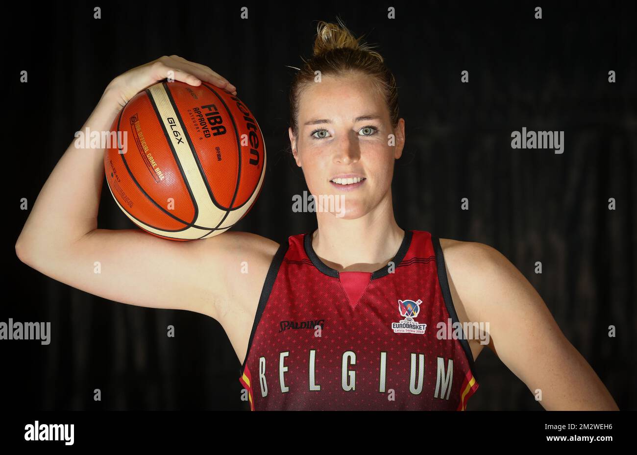 Belgian Cats Kim Mestdagh poses for the photographer during a media day ...