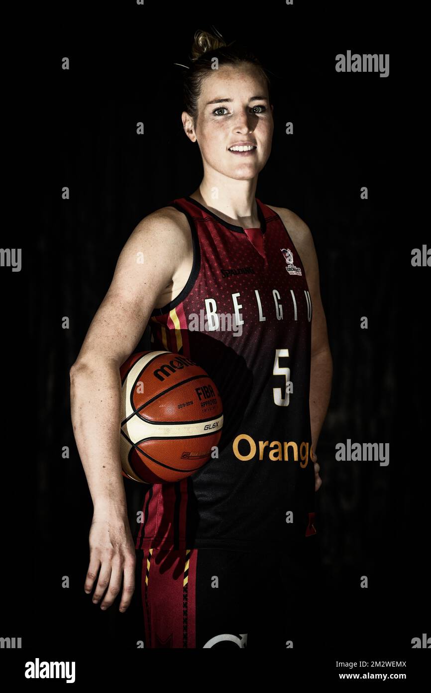 Belgian Cats Kim Mestdagh poses for the photographer during a media day ...
