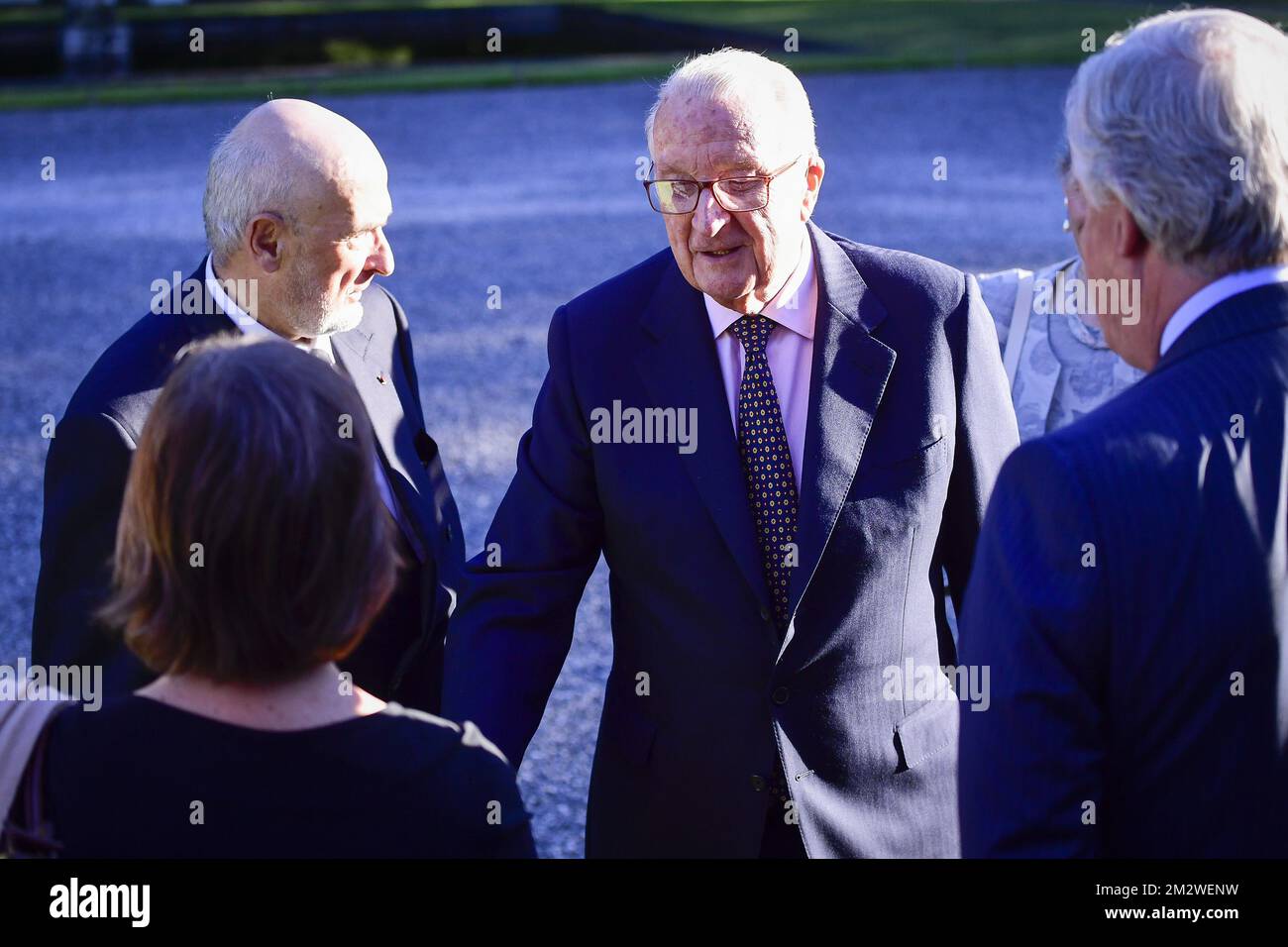 King Albert II of Belgium arrives for an evening to launch the ...
