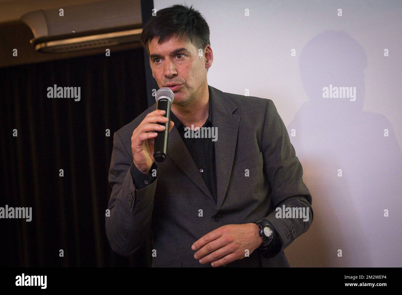Architect Sebastien Cruyt of Synergy Bureau pictured during an evening ...