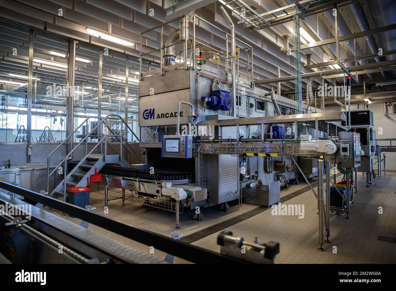 Illustration picture shows the production line at the Sint-Sixtusabdij ...