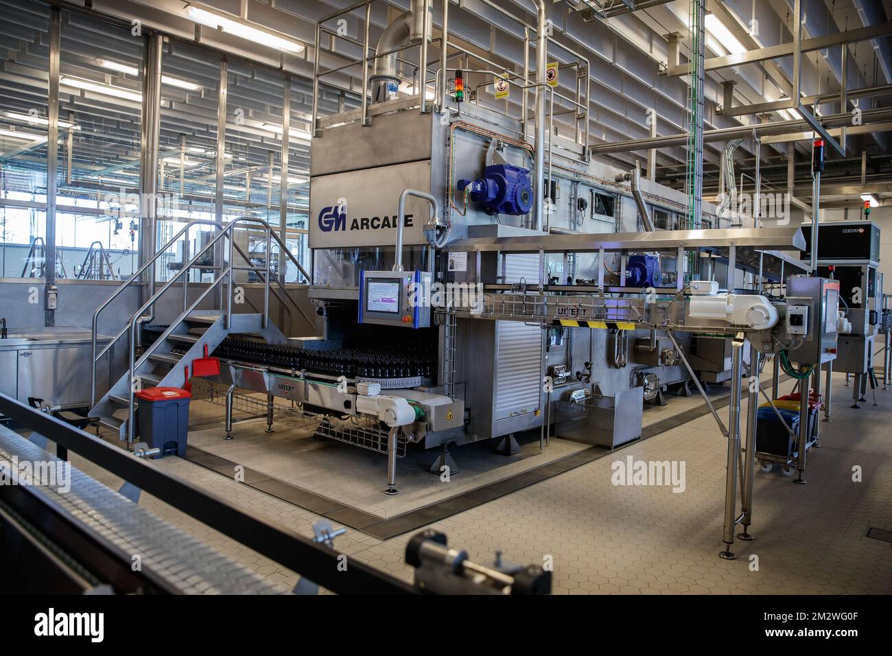 Illustration picture shows the production line at the Sint-Sixtusabdij ...