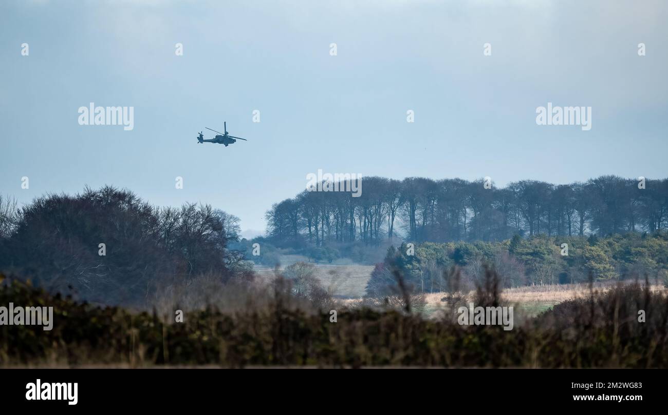 British army AH-64E Boeing Apache Attack helicopter (ZM722 ArmyAir606 ...