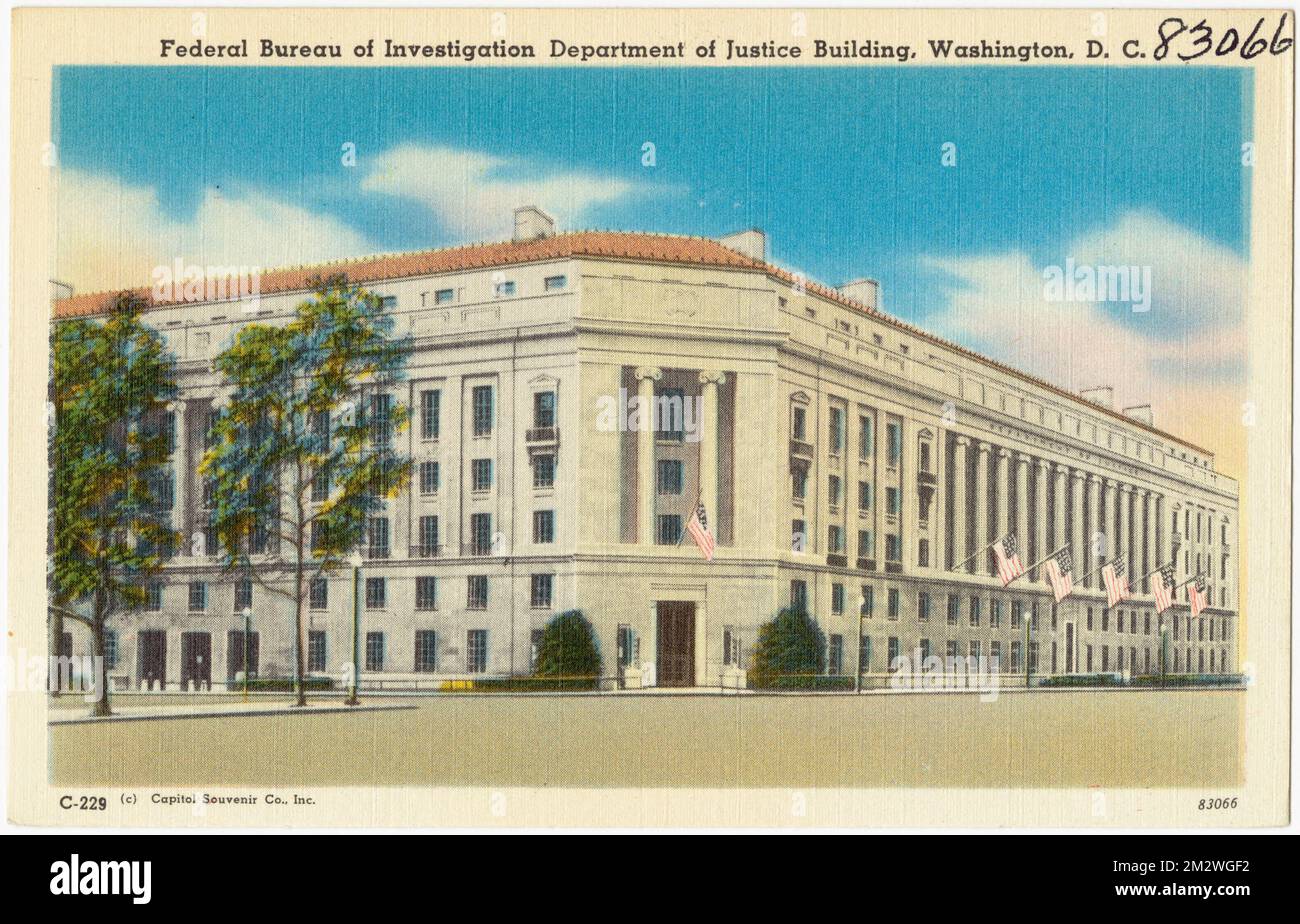 Federal Bureau of Investigation, Department of Justice Building ...