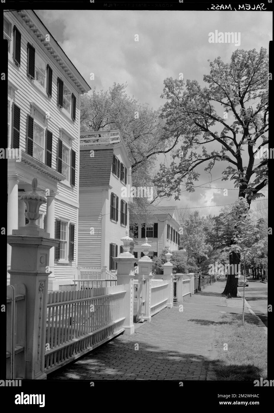 Federal Street , Architecture, Dwellings, Sidewalks. Samuel Chamberlain ...
