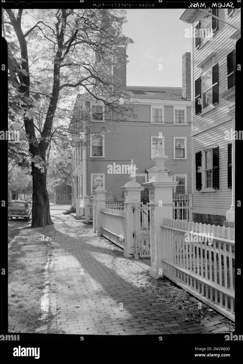 Federal Street , Architecture, Dwellings, Fences, Sidewalks. Samuel ...