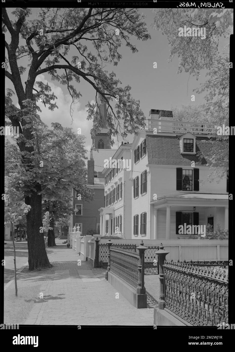 Federal Street , Architecture, Dwellings. Samuel Chamberlain Photograph ...