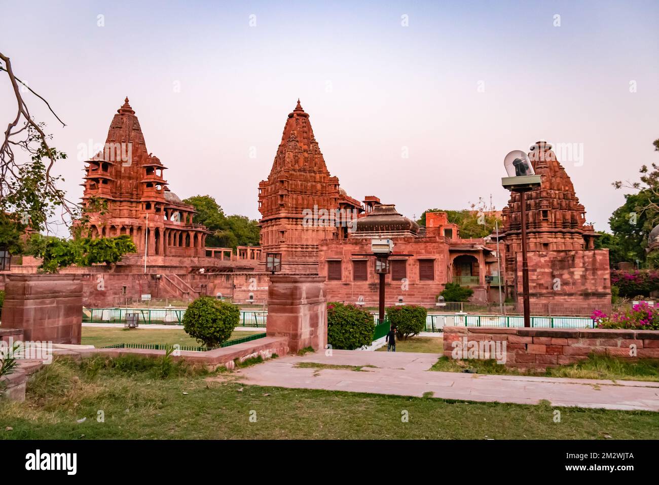 ancient hindu temple architecture with bright sky from unique angle at ...