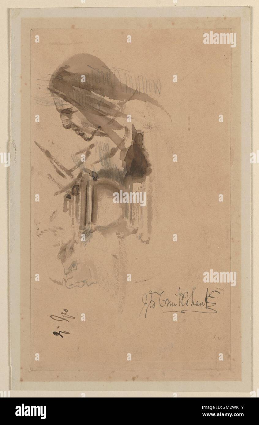 Female study ,. George Cruikshank (1792-1878). Prints and Drawings ...