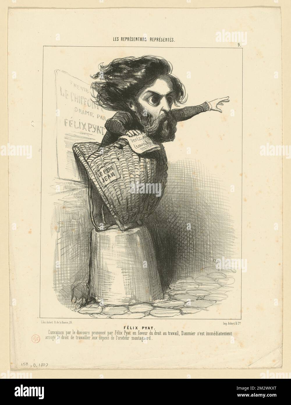 Félix Pyat , Politicians, Authors, Pyat, Félix, 1810-1889. Honoré ...