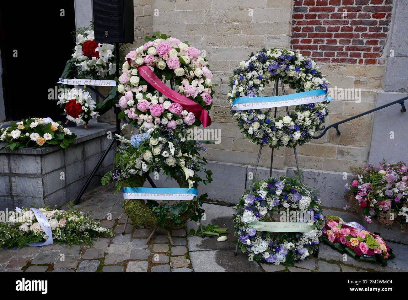 Illustration picture shows the funeral ceremony for minister of State ...