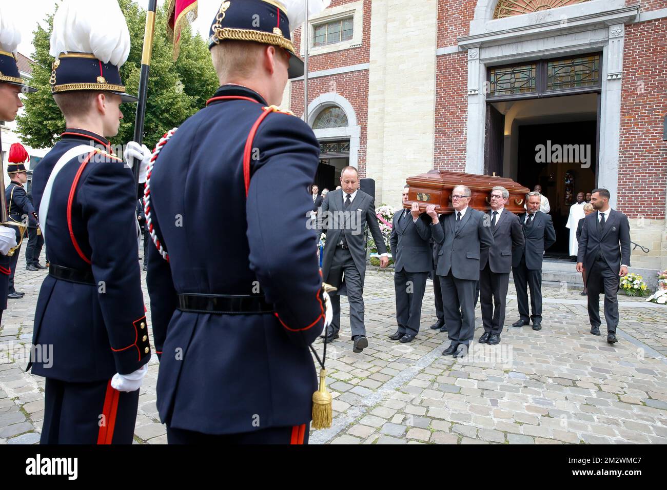 Illustration picture shows the funeral ceremony for minister of State ...