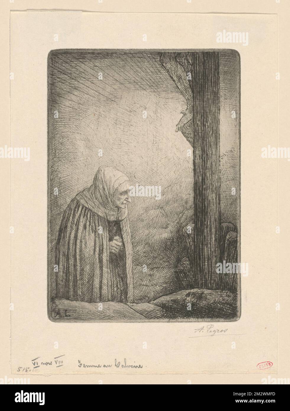 Femme au Calvaire , Older people, Crucifixions, Alphonse Legros (1837 ...