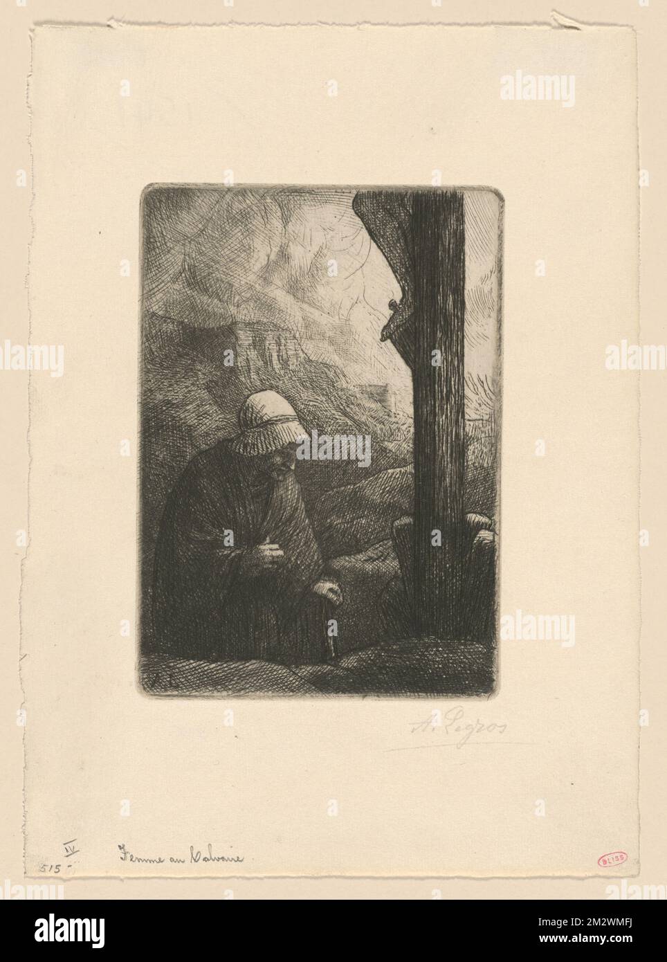Femme au Calvaire , Older people, Crucifixions, Alphonse Legros (1837 ...