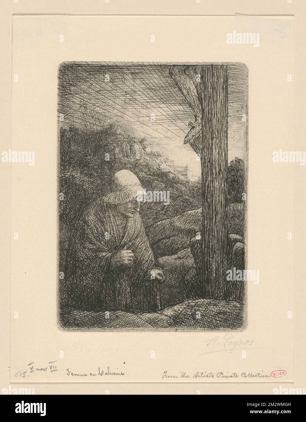 Femme au Calvaire , Older people, Crucifixions, Alphonse Legros (1837 ...