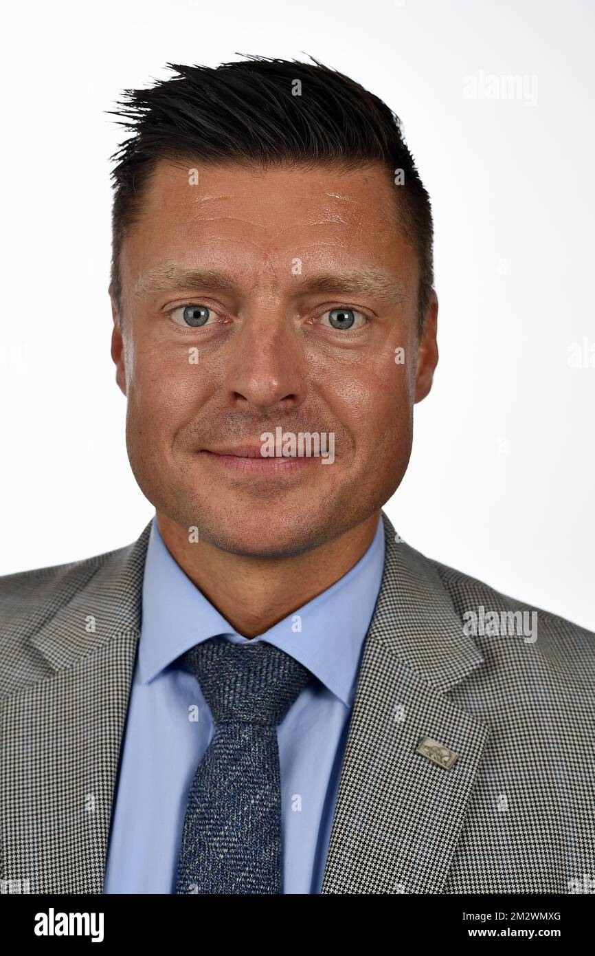N-VA's Koen Metsu poses during a photoshoot, Thursday 20 June 2019, at ...