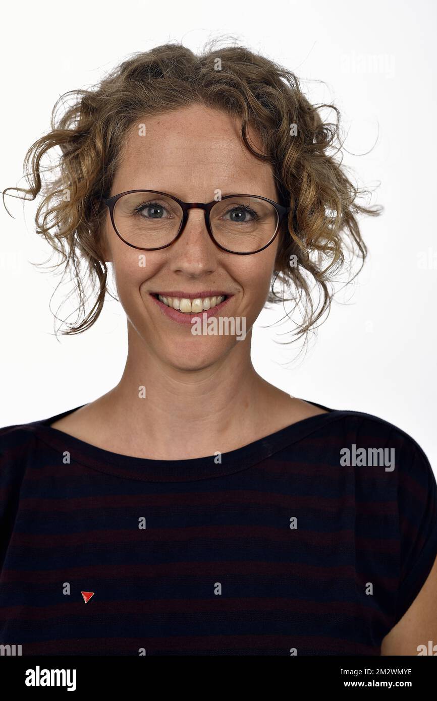 PVDA/PTB's Greet Daems poses during a photoshoot, Thursday 20 June 2019 ...