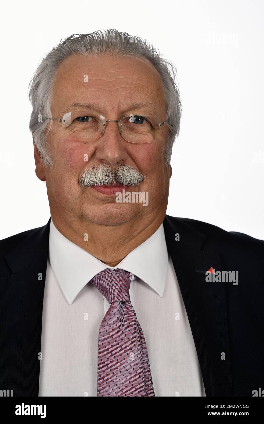 PS' Andre Flahaut poses during a photoshoot, Thursday 20 June 2019, at ...