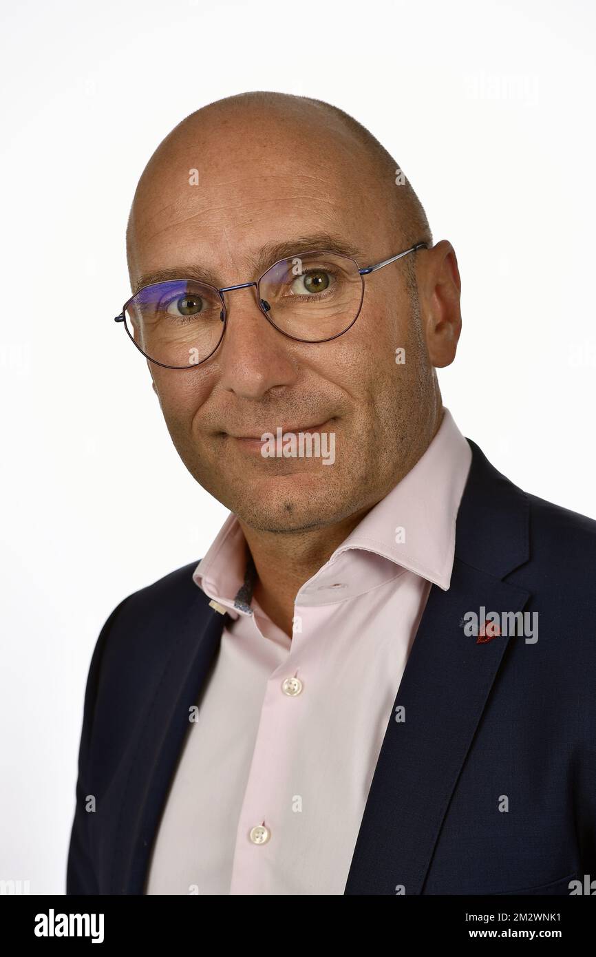 N-VA's Wouter Raskin poses during a photoshoot, Thursday 20 June 2019, at the Chamber at the ...