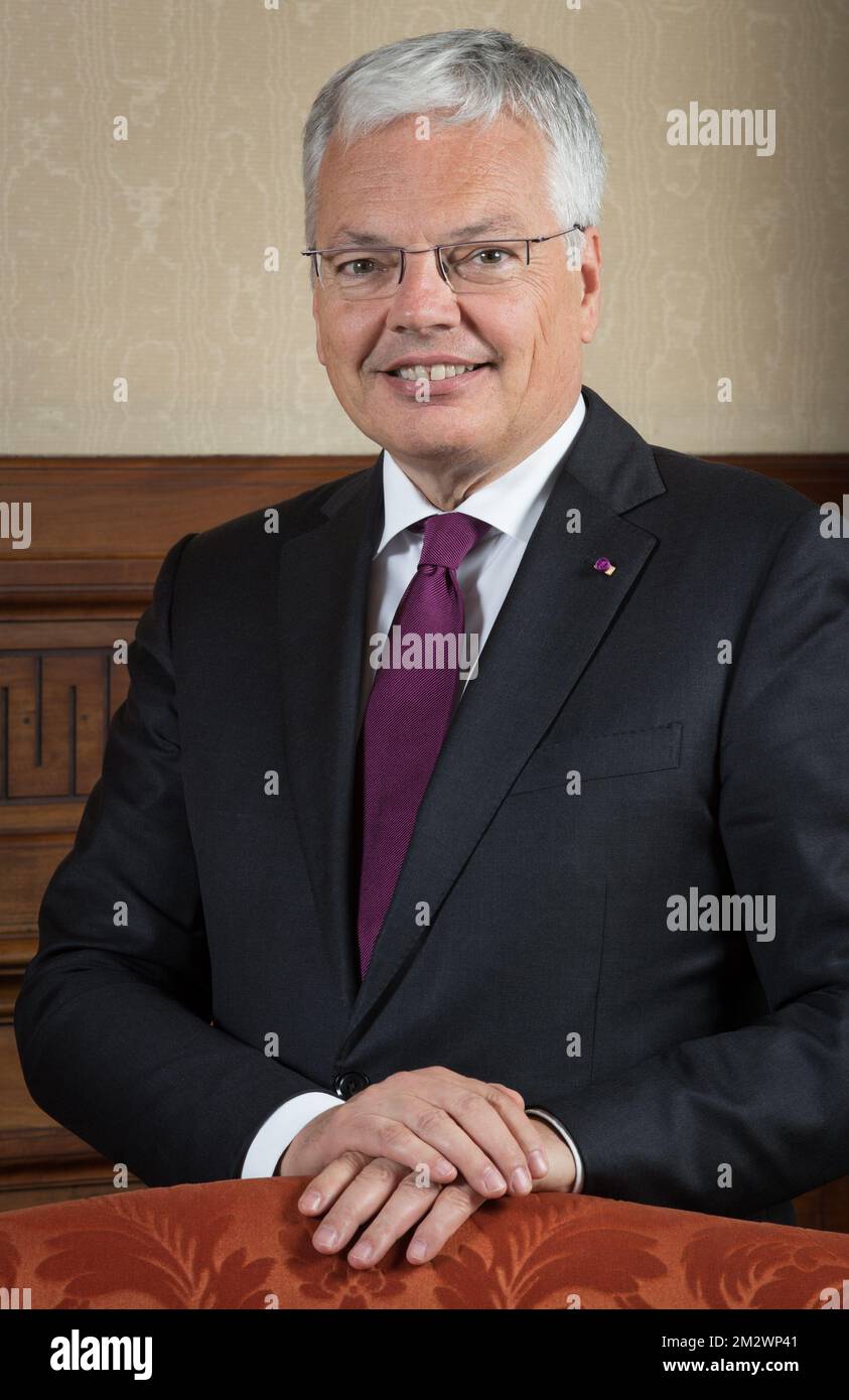 Portrait de didier reynders hi-res stock photography and images - Alamy