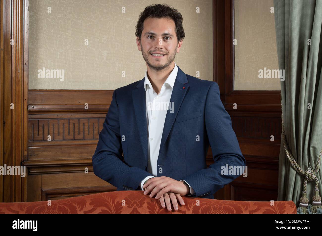 Ecolo's Samuel Cogolati poses during a photoshoot, Thursday 20 June ...