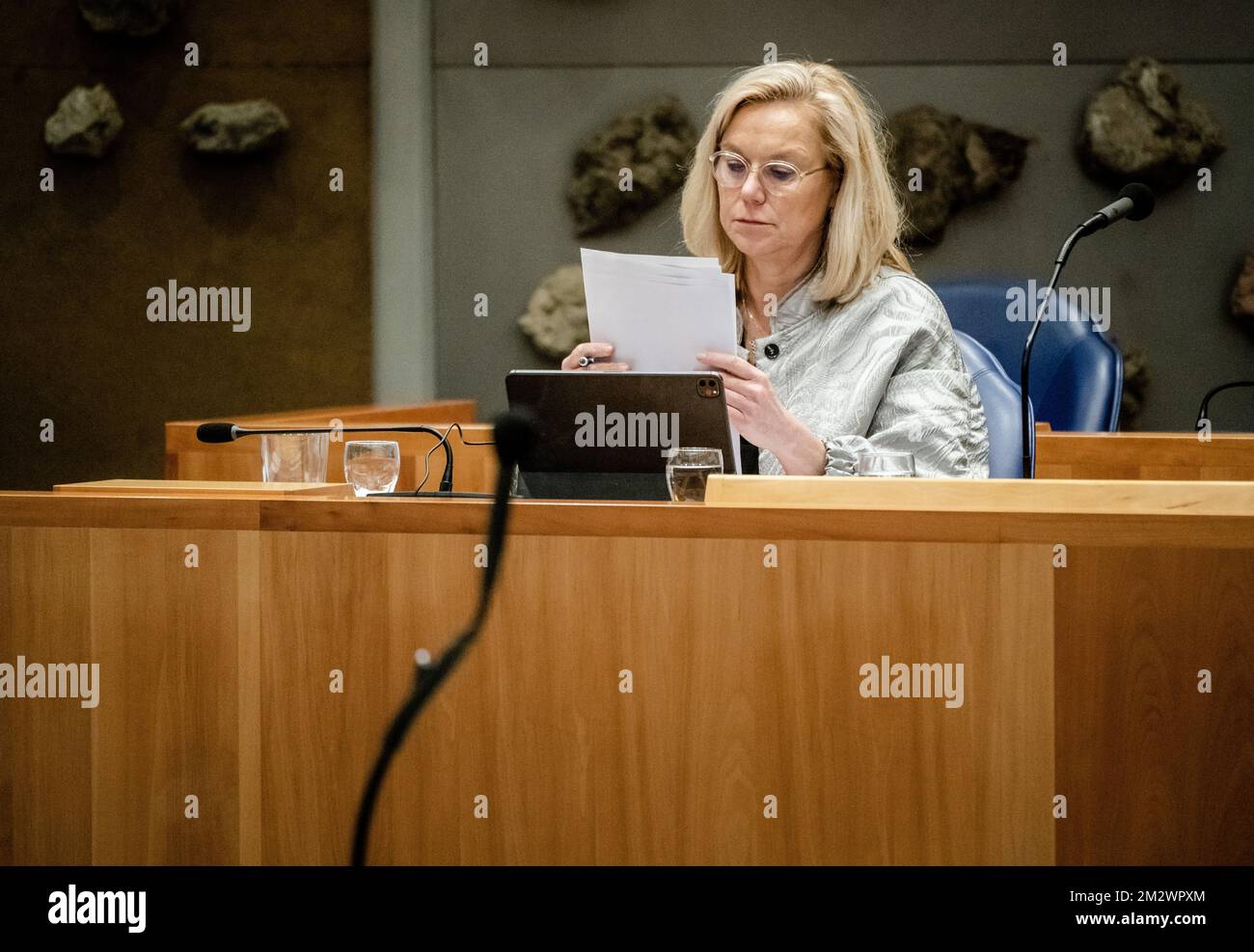 THE HAGUE - Sigrid Kaag, Minister of Finance, during a debate on the ...