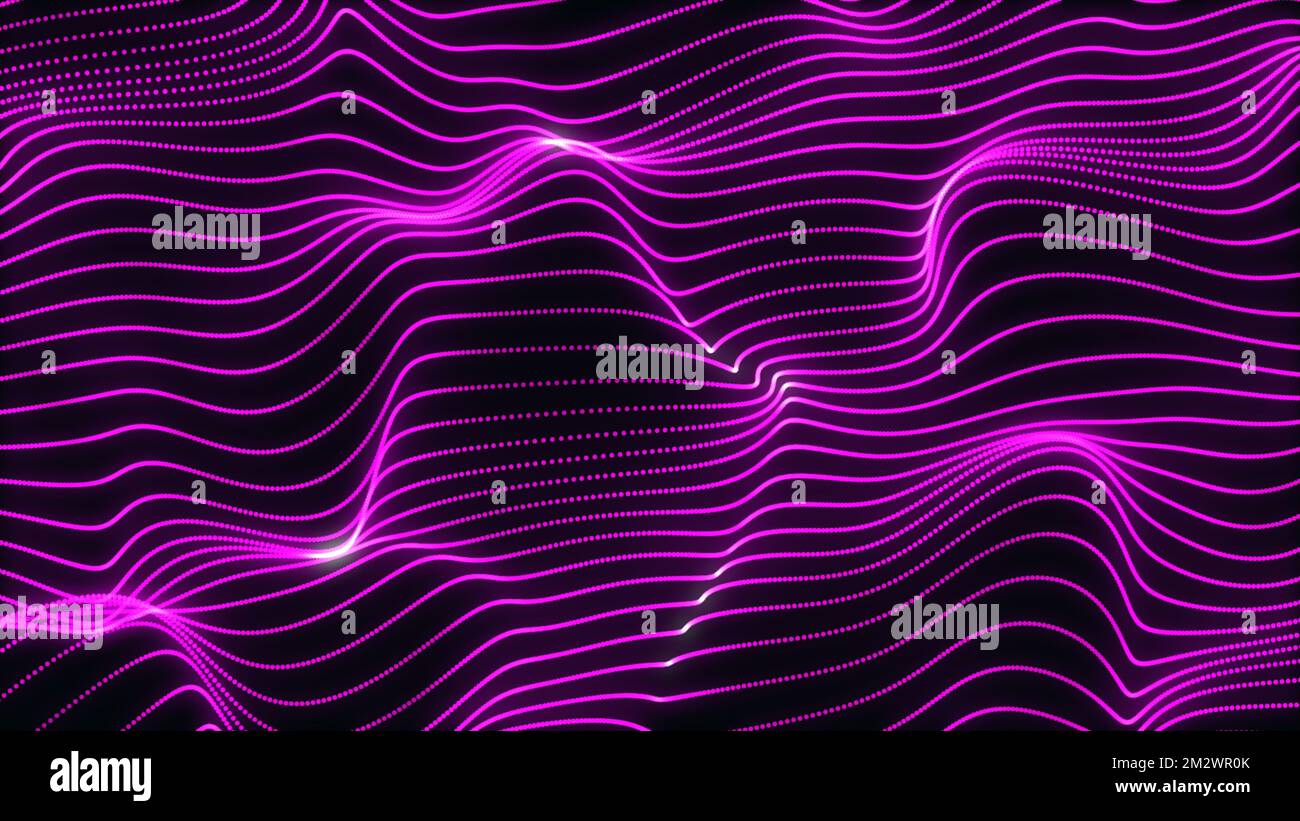 Purple color trapcode form wave background. Creative digital wave ...