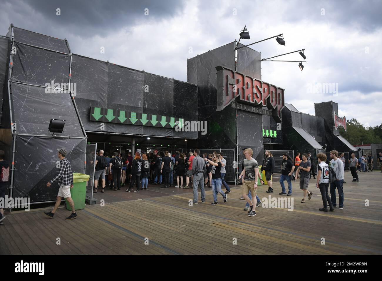 Illustration picture shows the first day of the Graspop Metal Meeting ...
