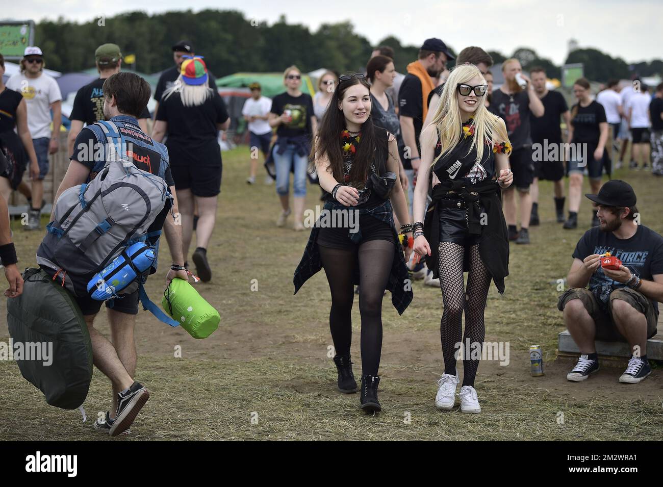 Illustration picture shows the first day of the Graspop Metal Meeting ...
