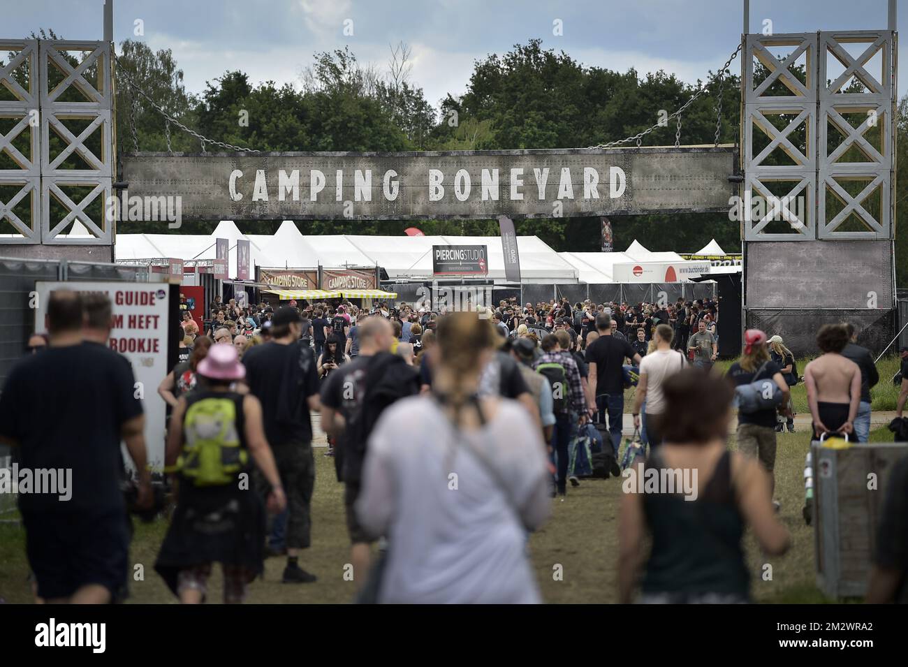 Illustration picture shows the first day of the Graspop Metal Meeting ...