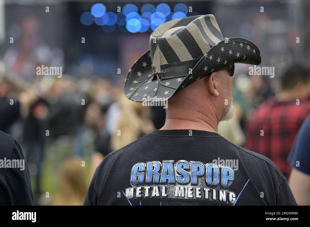 Illustration picture shows the first day of the Graspop Metal Meeting ...