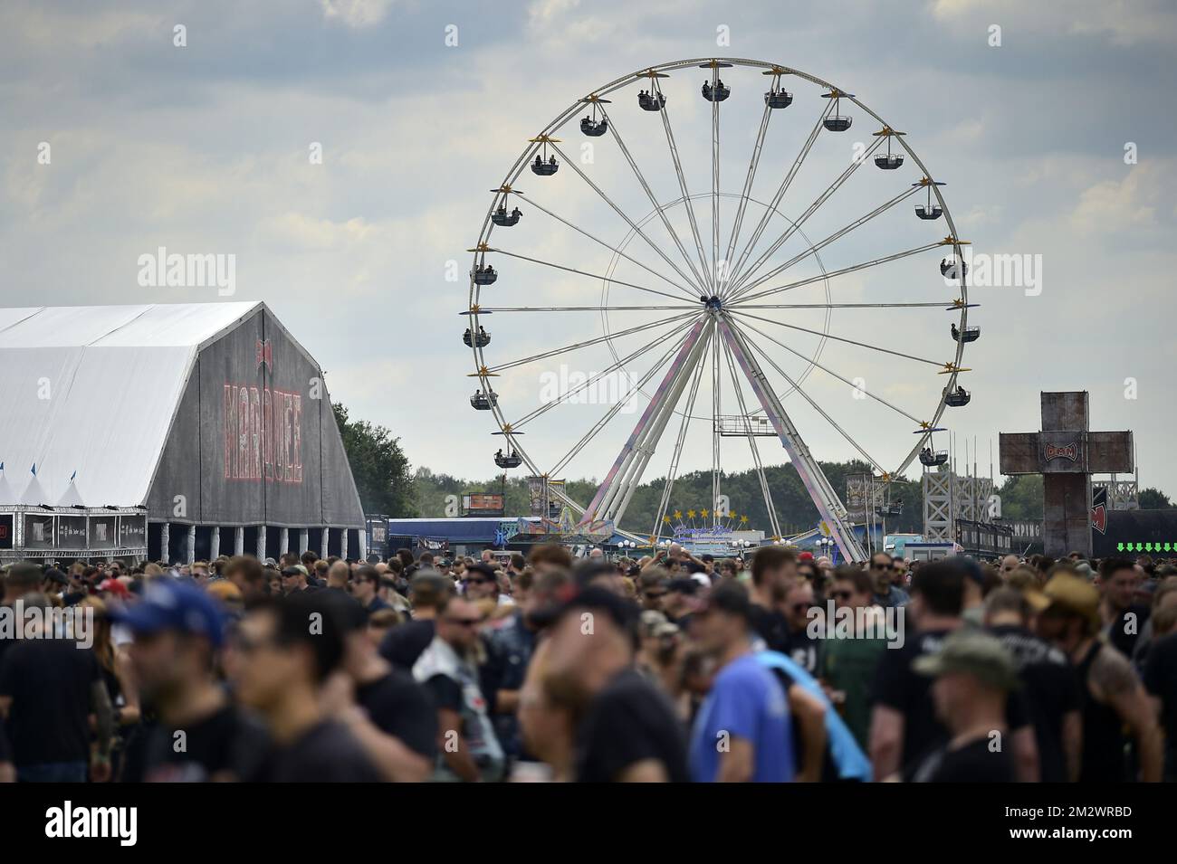 Illustration picture shows the first day of the Graspop Metal Meeting ...