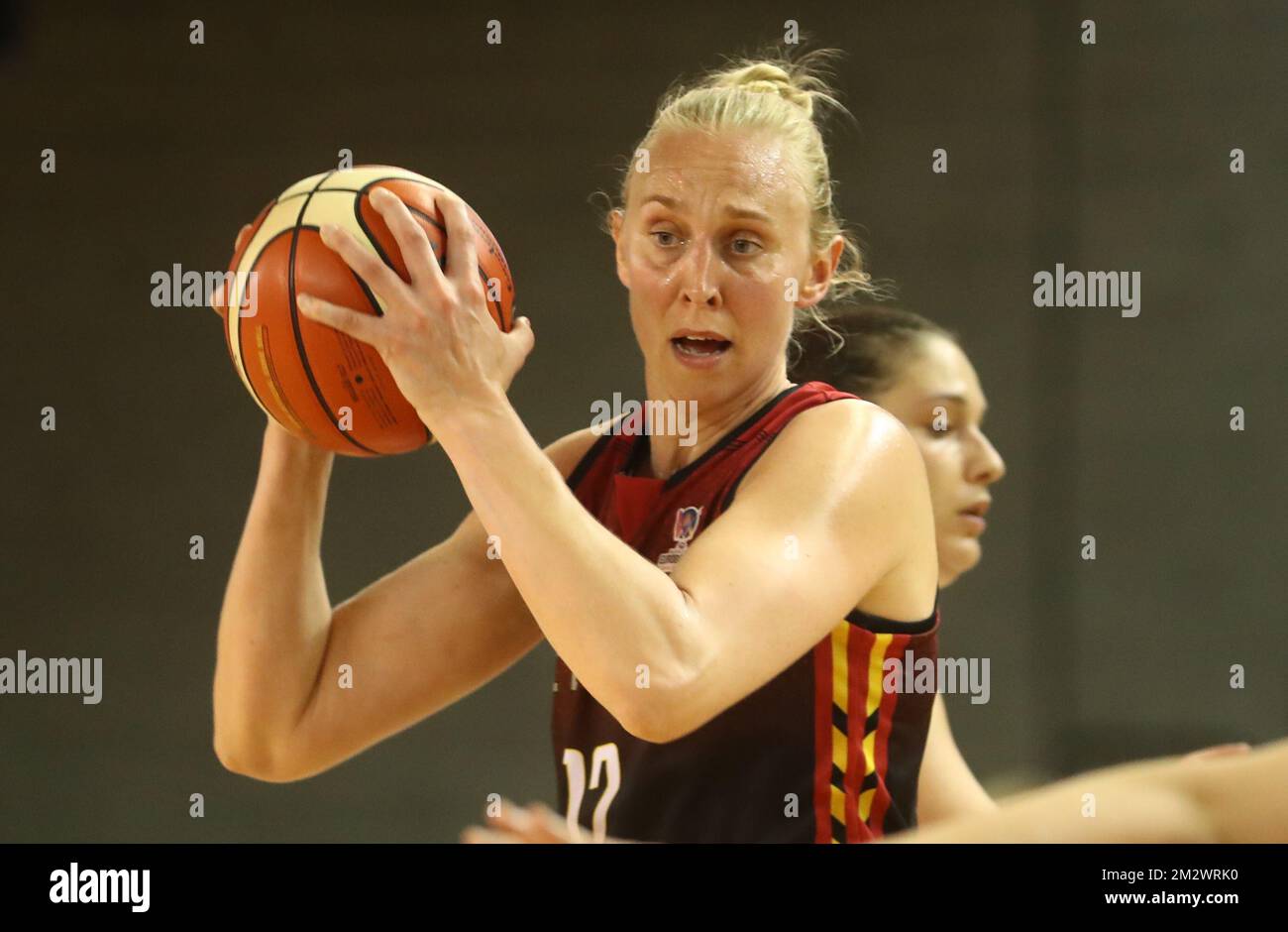 Belgian Cats Ann Wauters pictured during a friendly game between the ...