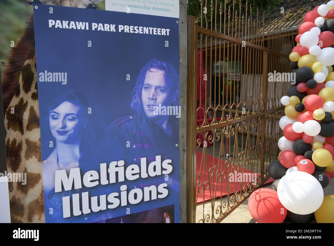 Illustration picture shows the Pakawi Park entrance before the ...