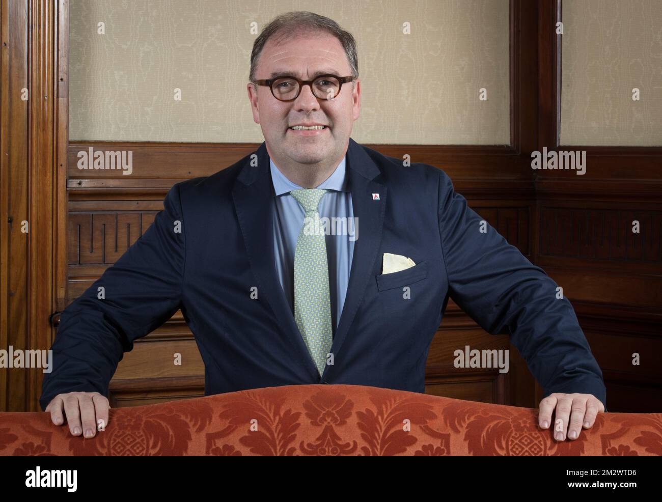 N-VA's Christoph D'Haese poses during a photoshoot, Thursday 20 June ...